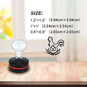 STAMTECH Egg Stamps for Fresh Eggs - Make Your Mark on Farm Fresh Eggs with Custom Egg Stamp Customizable and Easy to Use for Homegrown Eggs and Kitchen Creations