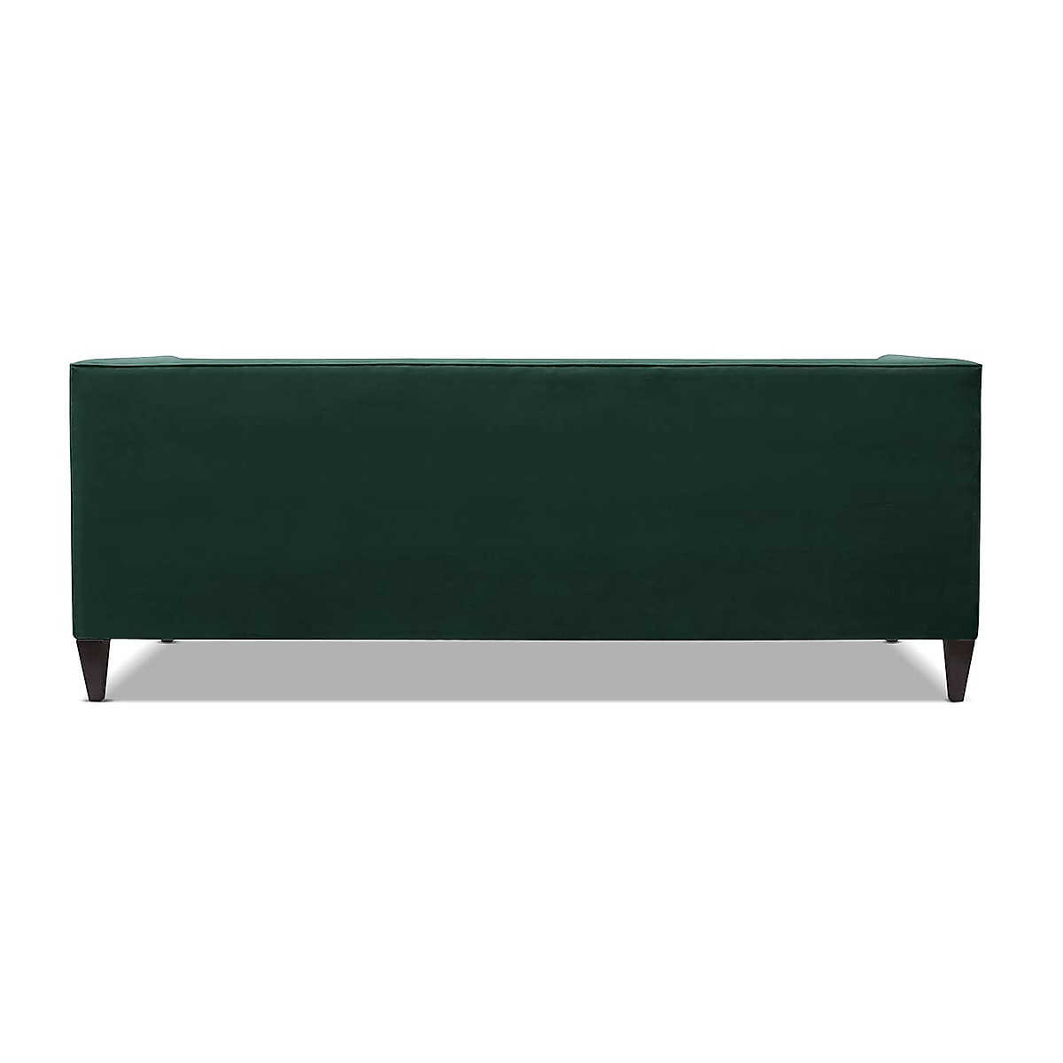 Jennifer Taylor Home Jack 84" Modern Tuxedo Tufted Sofa, Hunter Green Performance Velvet