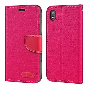 for Gigaset GS110 Case, Oxford Leather Wallet Case with Soft TPU Back Cover Magnet Flip Case for Gigaset GS110 (6.1”)