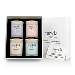 Aromatherapy Soy Candle Gift Set. Healing Crystals and Dried Flowers -80 Hours of Clean Burn. Lavender Jasmine and Rose. Stress Relief. Meditation. Manifestation. Birthday Gift. Appreciation Gift.