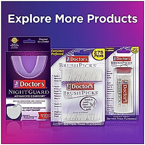 The Doctor's NightGuard, Mouth Guard for Grinding Teeth, Dental Guard for Bruxism, Night Guard for Teeth, 1 Pack