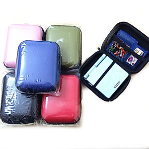 Colorful Protective Case Hard Case Carry Cover Pouch Bag for Nintendo Gameboy Advance SP GBA SP Console (Blue)
