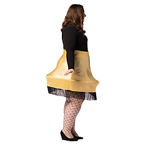 Rasta Imposta Christmas Lamp Skirt, Available in Women Size 4-10 or Size 14-16 (US, Numeric, 14, 16, Plus, Regular, Gold & Black 14-16)