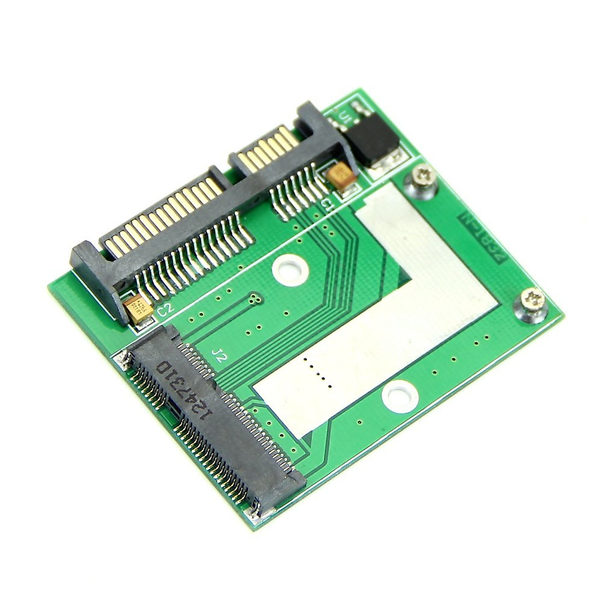 YHJIC New PCI E Half Height mSATA SSD to 7mm 2.5inch SATA 22pin Hard Sisk Drive PCBA as shown 046029 046029