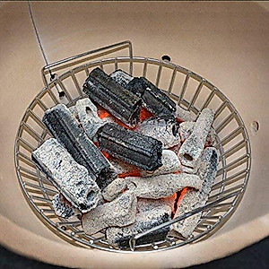 only fire Stainless Steel Charcoal Ash Basket Fits for Kamado Joe Big Joe