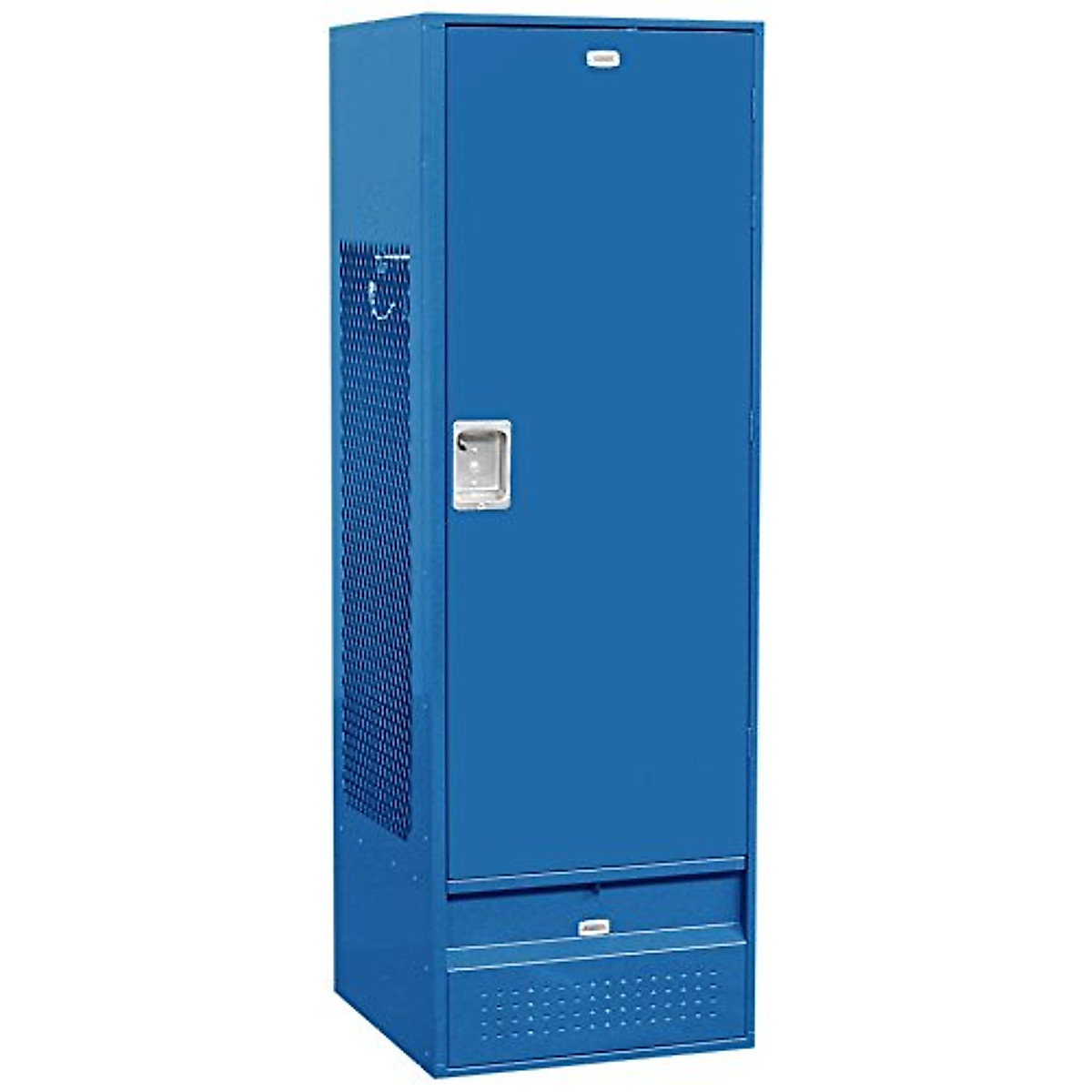 Salsbury Industries 71024BL-U Solid Door 6-Feet High 24-Inch Deep Unassembled Standard Gear Metal Locker, Blue
