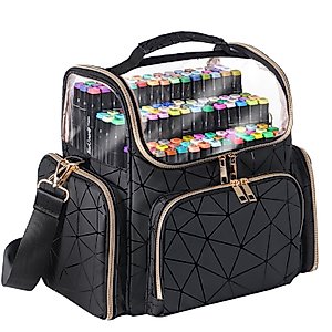 Uross Marker Organizer Case- Marker Storage Case Marker Box Case Marker Storage Marker Bag Pen Organizer Bag Case, Black