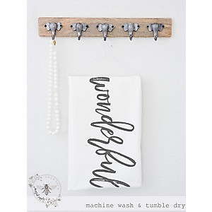 mama bee's Homestead Supply 100% Organic Cotton Muslin "Fearfully & Wonderfully Made” Scripture - Christening, Baptism, Rainbow Baby Blanket, Child of God Swaddle Blanket - Wall Tapestry 47”x47"