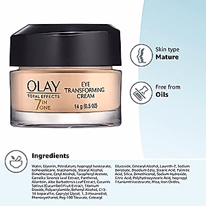Eye Cream by Olay Total Effects 7-in-one Anti-Aging Transforming Eye Cream 0.5 oz Packaging may Vary