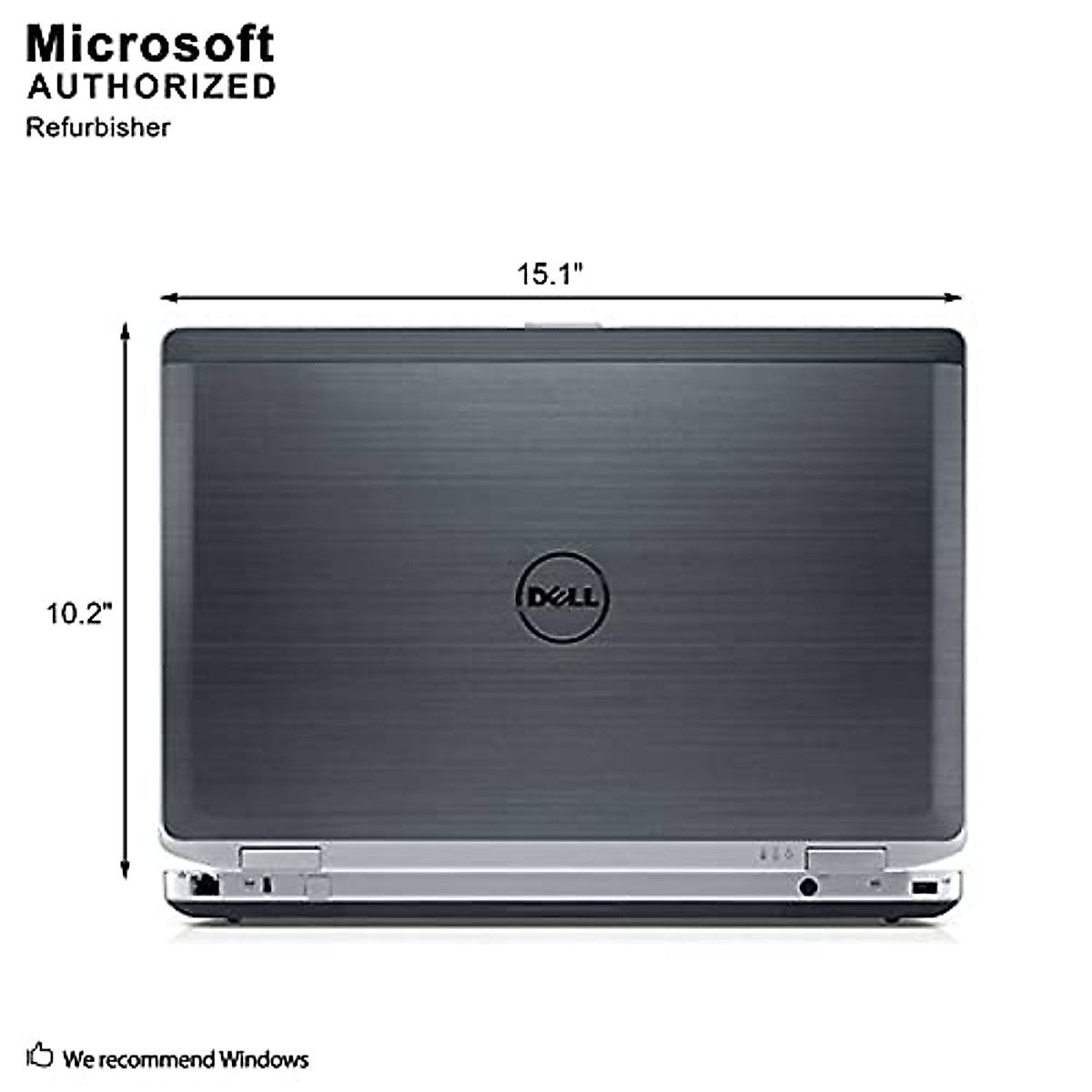 Dell Latitude E6530 15.6 Inch Business Laptop, Intel Core i5-3320M up to 3.3GHz, 8G DDR3, 500G, DVD, WiFi, VGA, HDMI, Win 10 Pro 64 Bit Multi-Language Support English/French/Spanish(Renewed)