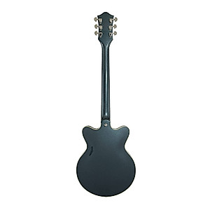 Gretsch G2655 Streamliner Center Block Jr. Double-Cut 6-String Electric Guitar with V-Stoptail and Laurel Fingerboard (Right-Handed, Gunmetal)