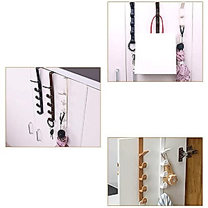 OUSIKA Coat Rack 1pcs Over Door Hanger Hanger Hanger Back Door Hanger Hook Racks