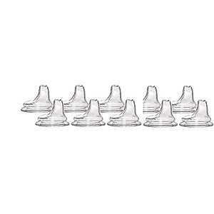 NUK Replacement Spouts Clear Silicone - 10 Pack
