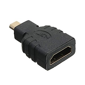 NEORTX Micro HDMI Adapter, Male to Female, HDMI Type-D to Type-A, 1080P Full HD Video, Gold Plated Connectors, Compatible with Laptops, Camcorders, Cameras, Tablets