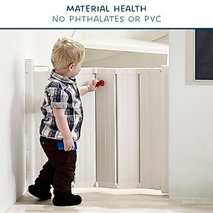 BabyDan Guard Me, Auto Retractable Safety Gate, Fits 22" - 36" Openings, White