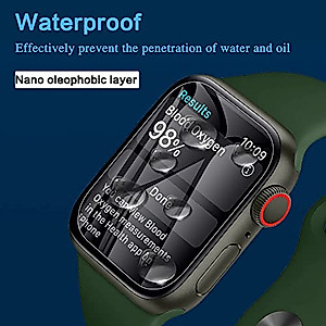 YMHML [ 8 Pack Screen Protector Compatible for Apple Watch 40mm SE Series 6 Series 5 Series 4, [Upgrade Flexible Film] Soft HD Clear Anti-Scratch Film for iWatch Accessories