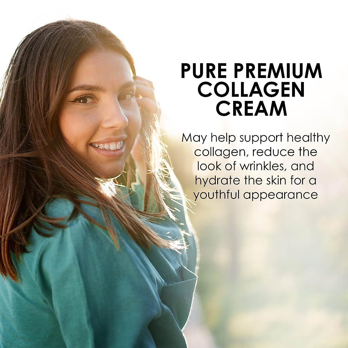 MASON NATURAL Collagen Premium Skin Cream, Women’s Anti-Aging Face & Body Daily Moisturizer for Hydration & Firmness, Pear Scent, 2 oz