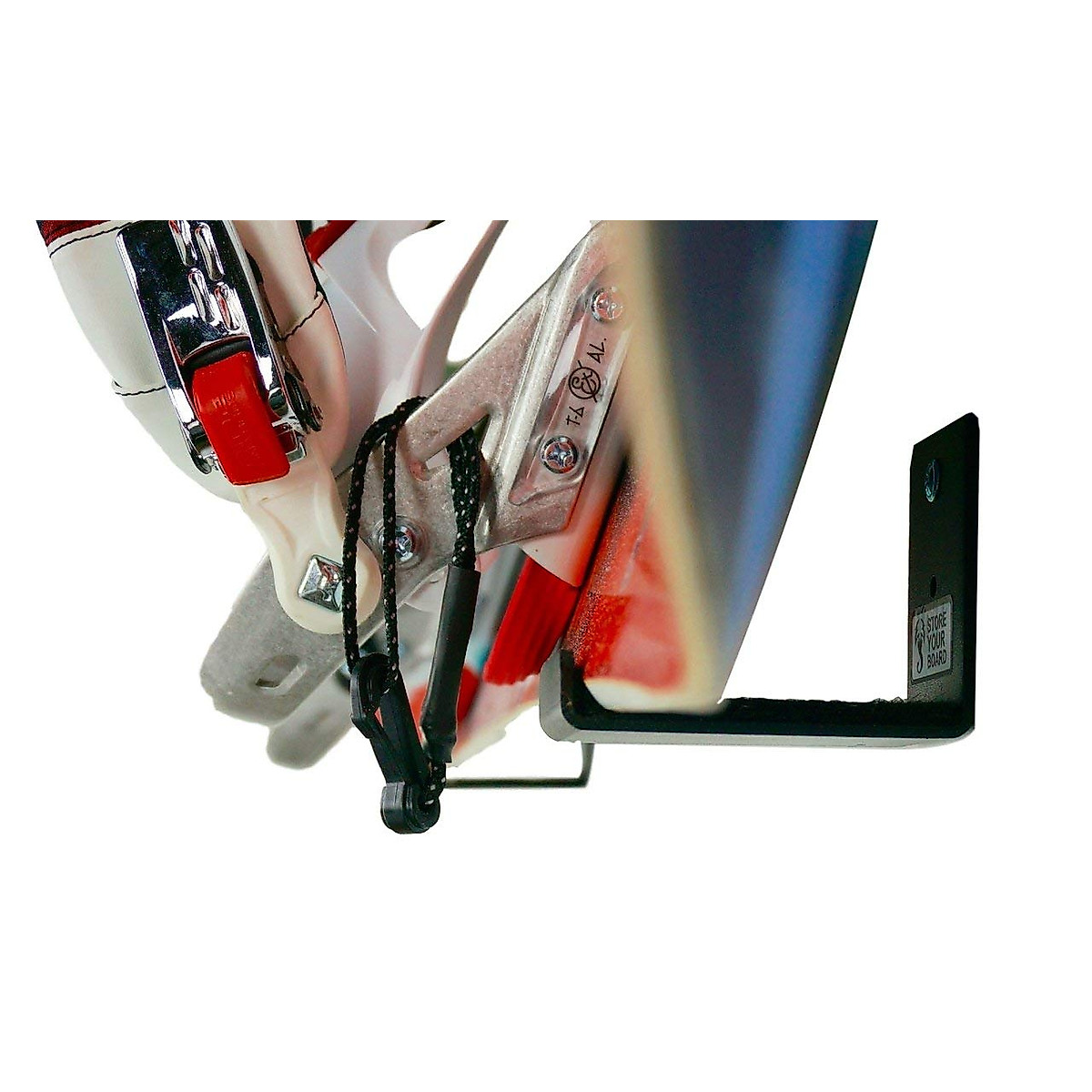 StoreYourBoard Snowboard Display Rack, Naked Wall Rack, Black