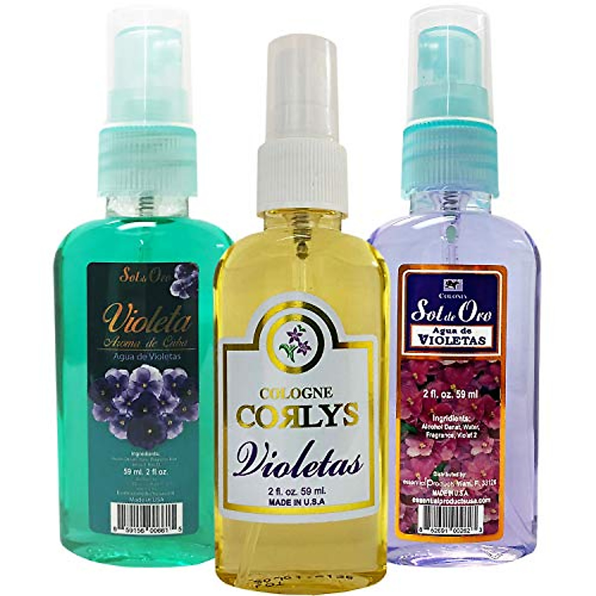 Corlys Baby Cologne Violets Spray 2oz Pack of 3