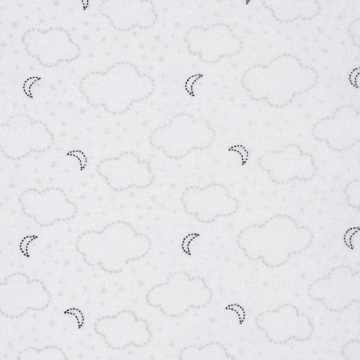 Gerber Boys and Girls Newborn Infant Baby Toddler Nursery 100% Cotton Flannel Receiving Swaddle Blanket, Clouds Grey, 5-Pack