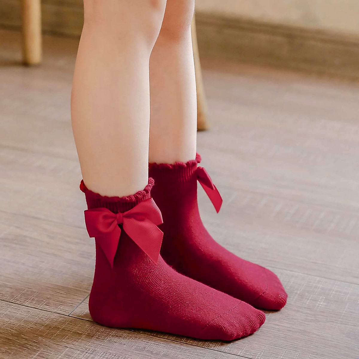 sockfun Baby Girl Socks Newborn Socks Infant Girl Socks Girls Dress Socks Ruffle Socks, Toddler Girl Gifts 4-6 Years