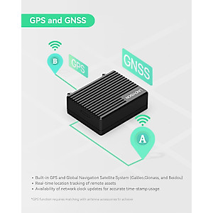 LINOVISION Mini Industrial 4G LTE Router with Low Power Consumption, GPS, RS232/RS485, DI/DO, USB Dongle Mode for Computer, Cellular Router for Vending Machine, Vehicles, Robots with Solar Battery