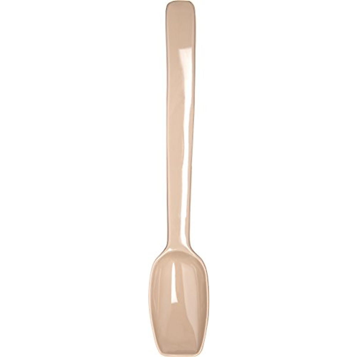 Carlisle FoodService Products Plastic Solid Spoon, 9 Inches, Beige