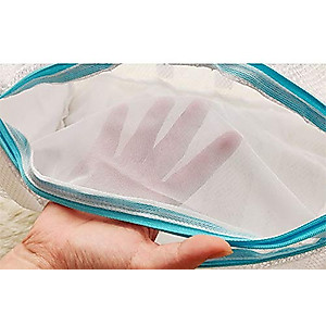DurReus Mesh Laundry Bag Men Canvas Shoes Sneakers Trainers Washing in Washer Dryer Sturdy Women Delicates Lingerie Bra Wash Bags with Bumper Protectors