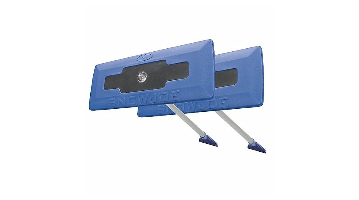 Snow Joe 4-in-1 LED Snow Broom & Ice Scraper - Telescoping