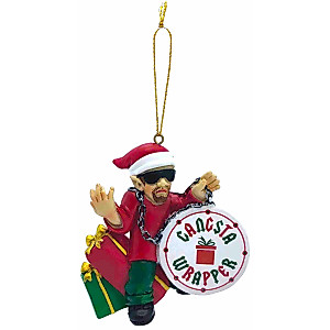 Streamline Imagined Gangsta Wrapper Crooked Christmas Ornament