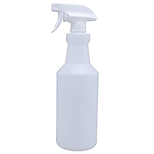 The Bottle Crew 12 Pack 32oz Empty All Purpose All Plastic Sprayer, Natural Color, AP3212