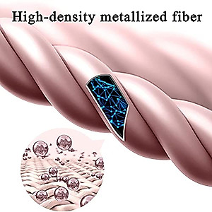 Wzglod 5G Anti-Radiation Pregnant Blanket Radiation Protection Cotton Blanket Maternity Baby EMF Shield Shield Soft and Breathable,A