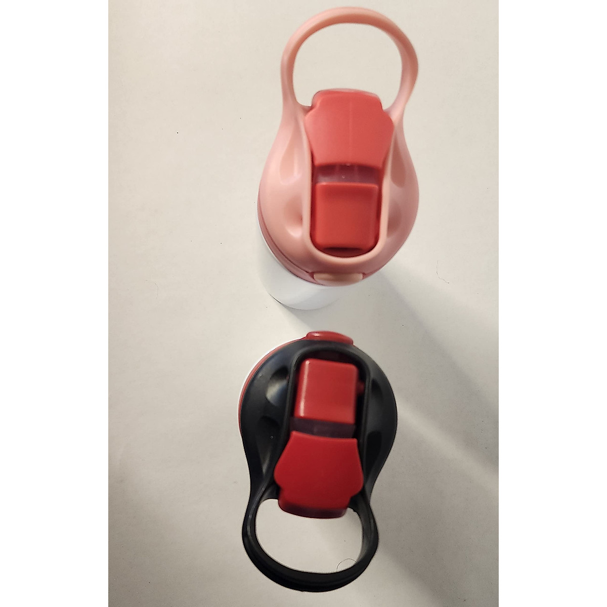 2 pack 12oz sublimation toddler tumblers (Black lid and pink lid)