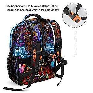 Svfulveda Travel Backpack Five Horror Nights Video at Game Freddy's Backpack Big Capacity Daypack Natural Gourmet Bag Classical Basic Outdoor Daypack