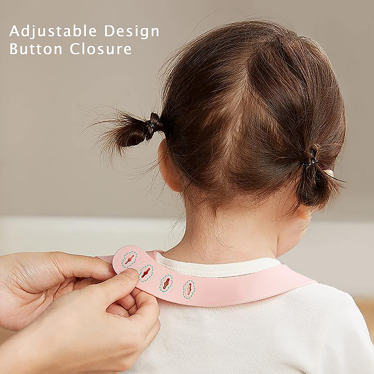 Mubunny Silicone Baby Bib for Babies & Toddlers Waterproof Bibs Soft with Food Catcher Pocket Boys Girls(Dusty Blue/Green/Mango), One Size