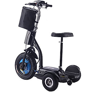 MotoTec Electric Mobility Trike 48v 750w Lithium, Black (MT-TRK-750-Lithium_Black)