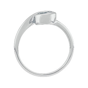 Silpada 'Another Trip Around the Sun' Created Aquamarine Ring in Sterling Silver, Size 9, Size 9