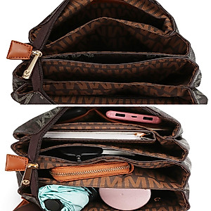 MKF Collection Travel Backpack for Women, Vegan Leather Carry on Backpack Top-Handle Ladies Fashion Bookbag