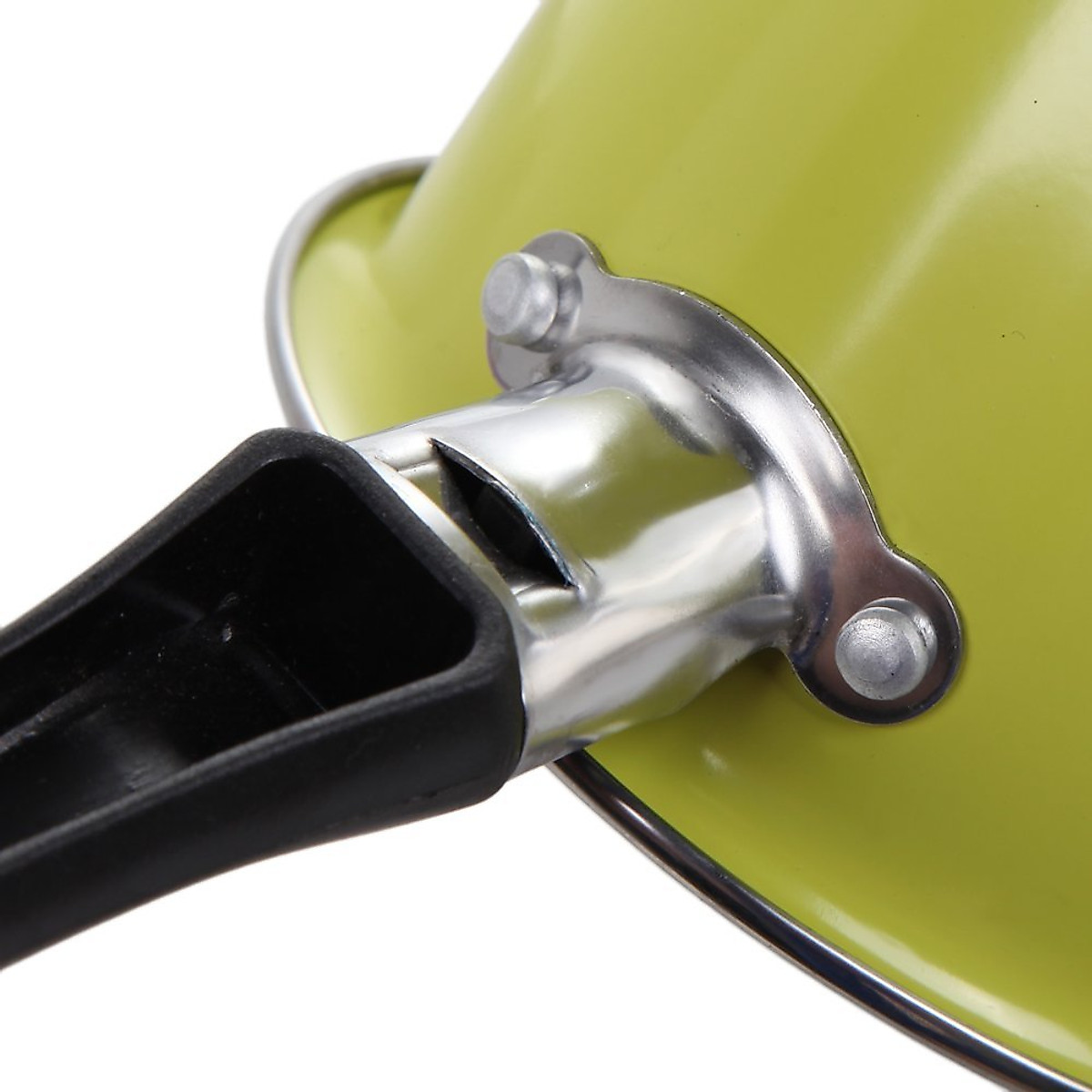 LI-GELISI Mini Chocolate Milk Pan Hard Anodized Non-Stick Coating Carbon Steel Pan 4.5 Inch Butter Sugar Melting Pot (Green)