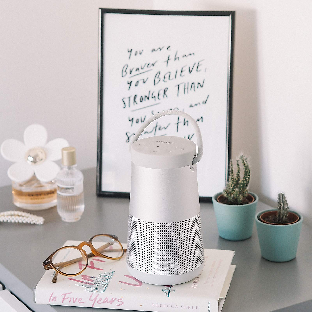 Bose SoundLink Revolve+ II Portable Bluetooth Speaker - Luxe Silver (Renewed)