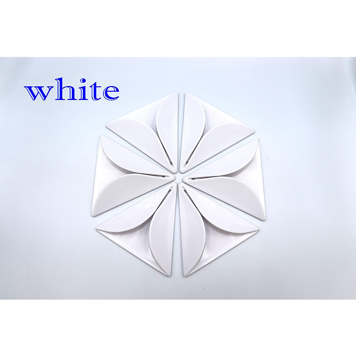 FGen 6pcs Wall Paste Does Not Fall Off Firmly Triangle Type Self-Adhesive Towel Hook