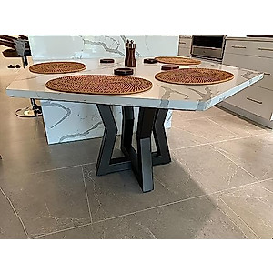 Metal Hourglass Style Trestle/Pedestal Base - Any Size and Color