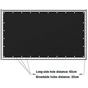 LIANGLIANG Sunblock Shade Cloth, Privacy Screen Green Plants Sun Protection Encryption Polyethylene Used for Outdoor Balcony Sun Room, Size Customizable (Color : Brown, Size : 1.5x7m)