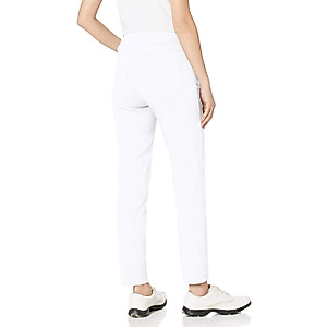 SLIM-SATION Women's Ankle Pant (White,16)