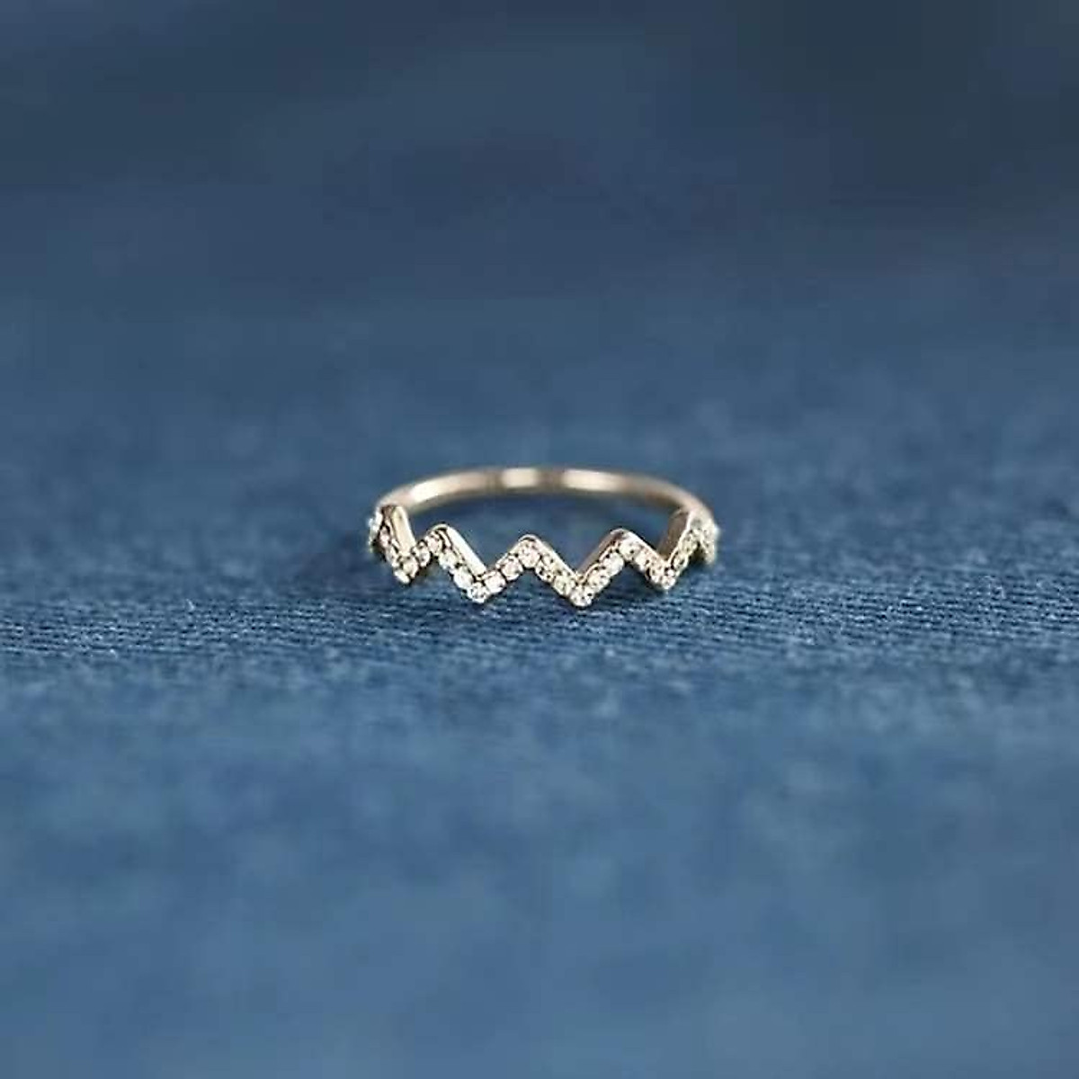 Friend Ring Highs and Lows Ring 925 Sterling Silver Rings Stacking Rings Friends Gift With Box And Card Casual Rings Delicate Everyday Ring Comfort Fit Highs and Lows Ring for Daughter, Friend