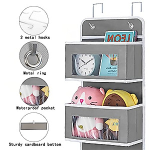 LLdress 5-Shelf Over The Door Organizer,Hanging Storage Organizer,Baby Organizer for Nursery, Pantry, Closet