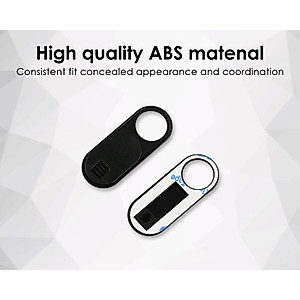 DS. DISTINCTIVE STYLE Camera Cover Slide Car Camera Privacy Cover Webcam Sticker Blocker Compatible with Tesla Model 3 and Model Y Accessories (Black - 6 Pack)