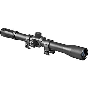 Barska 4x20 Rimfire Riflescope with Crosshair Reticle Parallax Free 50 Yards for Short Rimfire Ranges