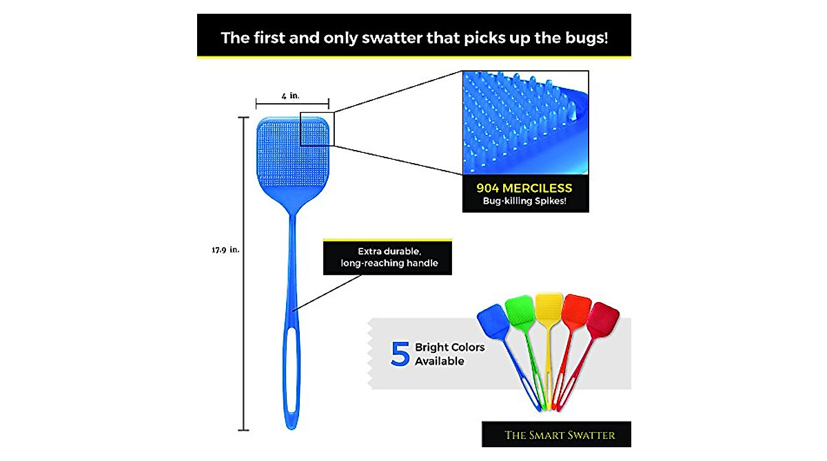 Smart Swatter 2 Pack – Kill Bugs Quickly & Easily