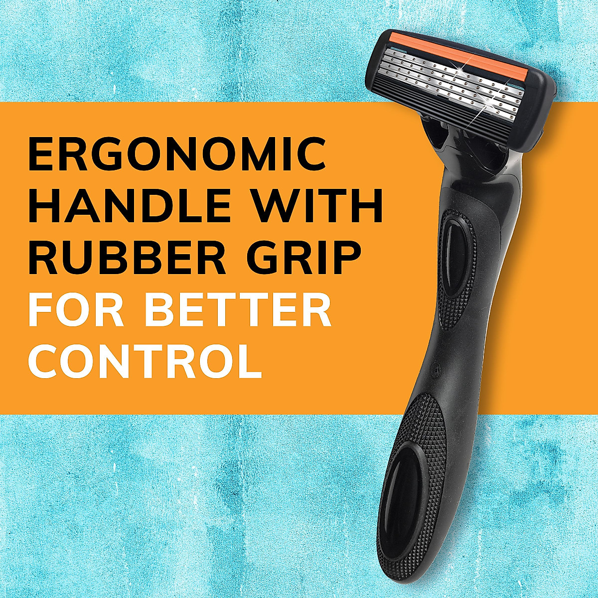 BIC Flex 4 Hybrid Men's 4-Blade Disposable Razor, 2 Handles and 20 Cartridges, Smooth and Close Shave